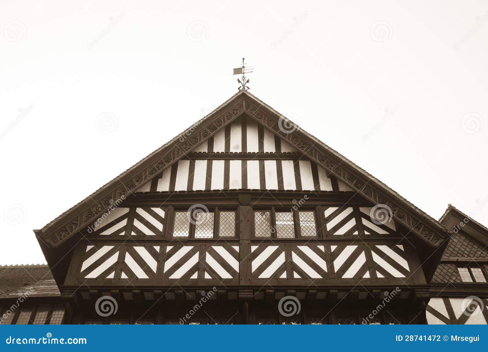 Tudor Abstract Windows stock photo. Image of detail, jacobean - 28741472