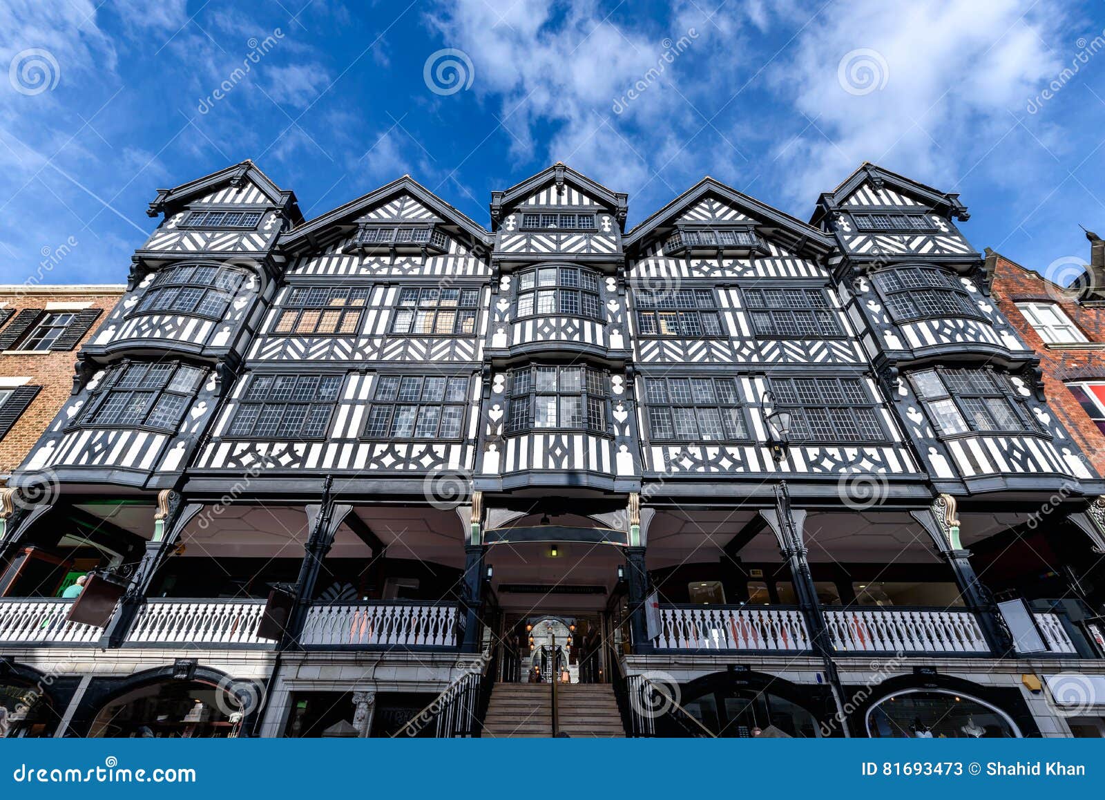 Tudor Architecture Chester England Editorial Stock Photo - Image of ...