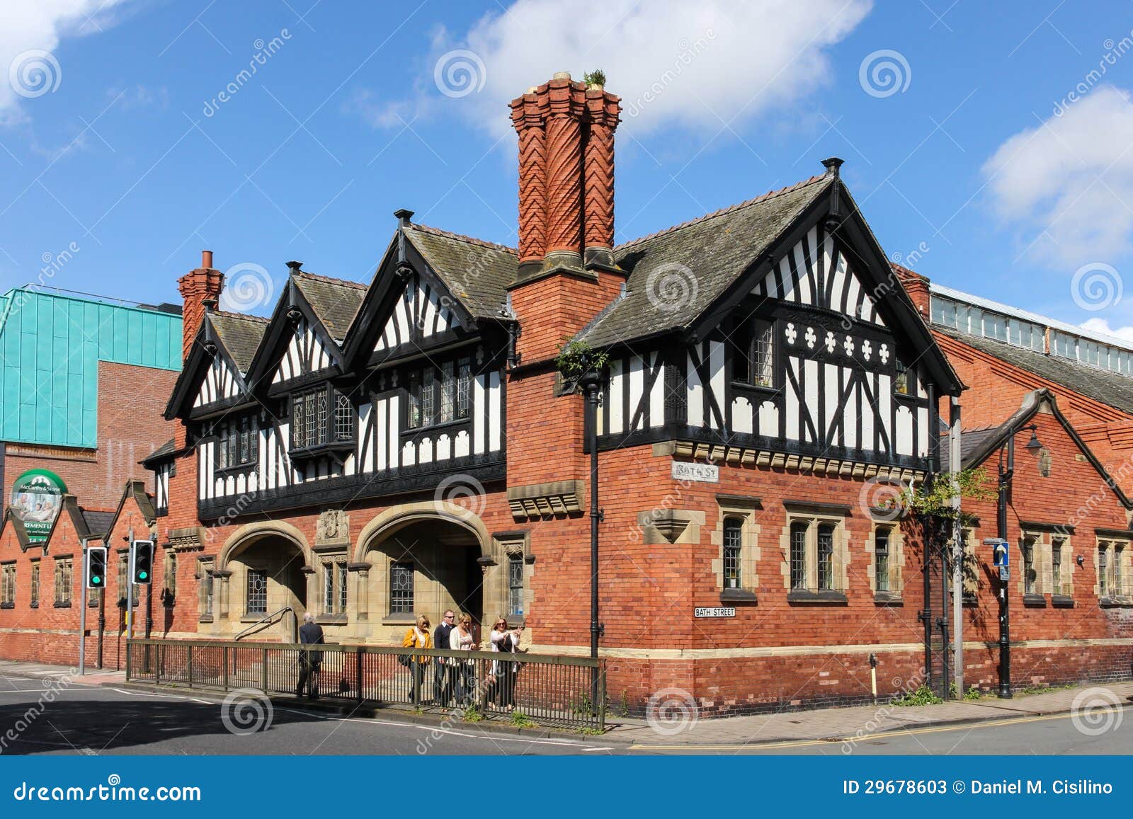 Tudor Building in Bath Street. Chester. England Editorial Stock Photo ...
