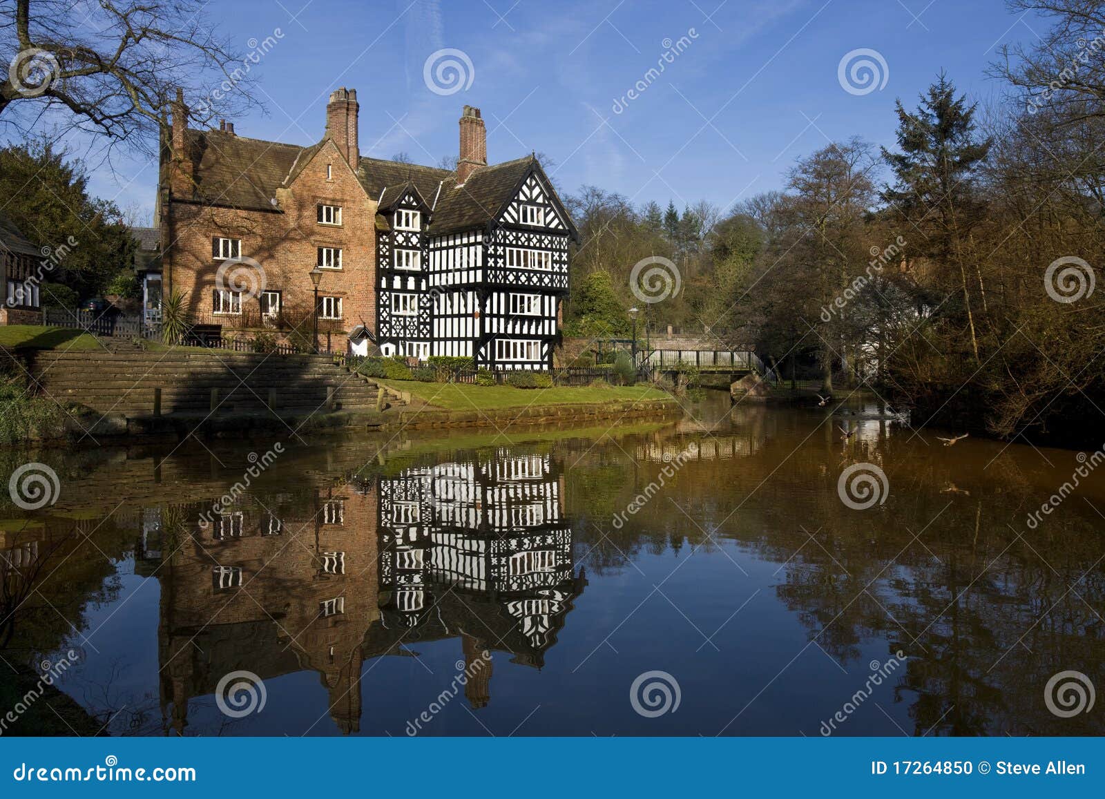 Tudor Building - Bridgewater Canal - England Editorial Image - Image of ...