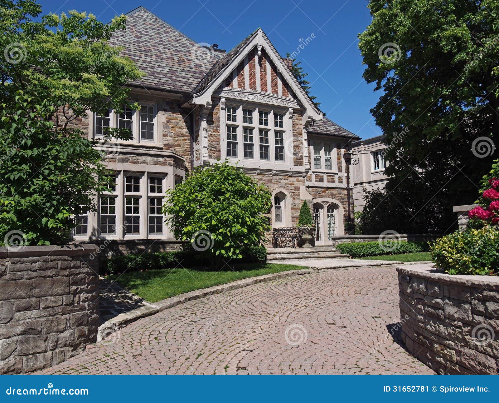 Tudor style house stock image. Image of house, door, facade - 31652781