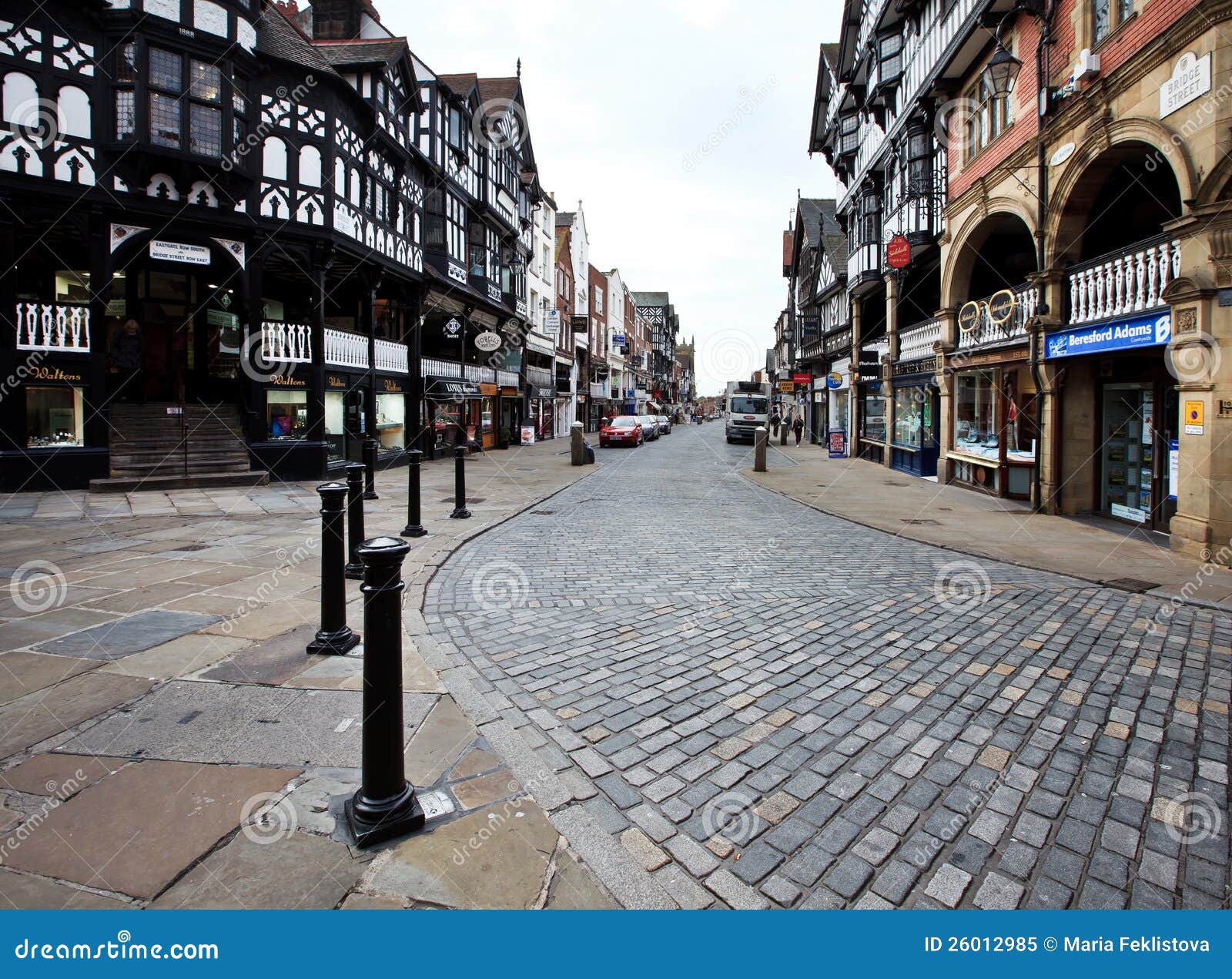 Tudor and Victorian Style Houses in Chester Editorial Image - Image of ...