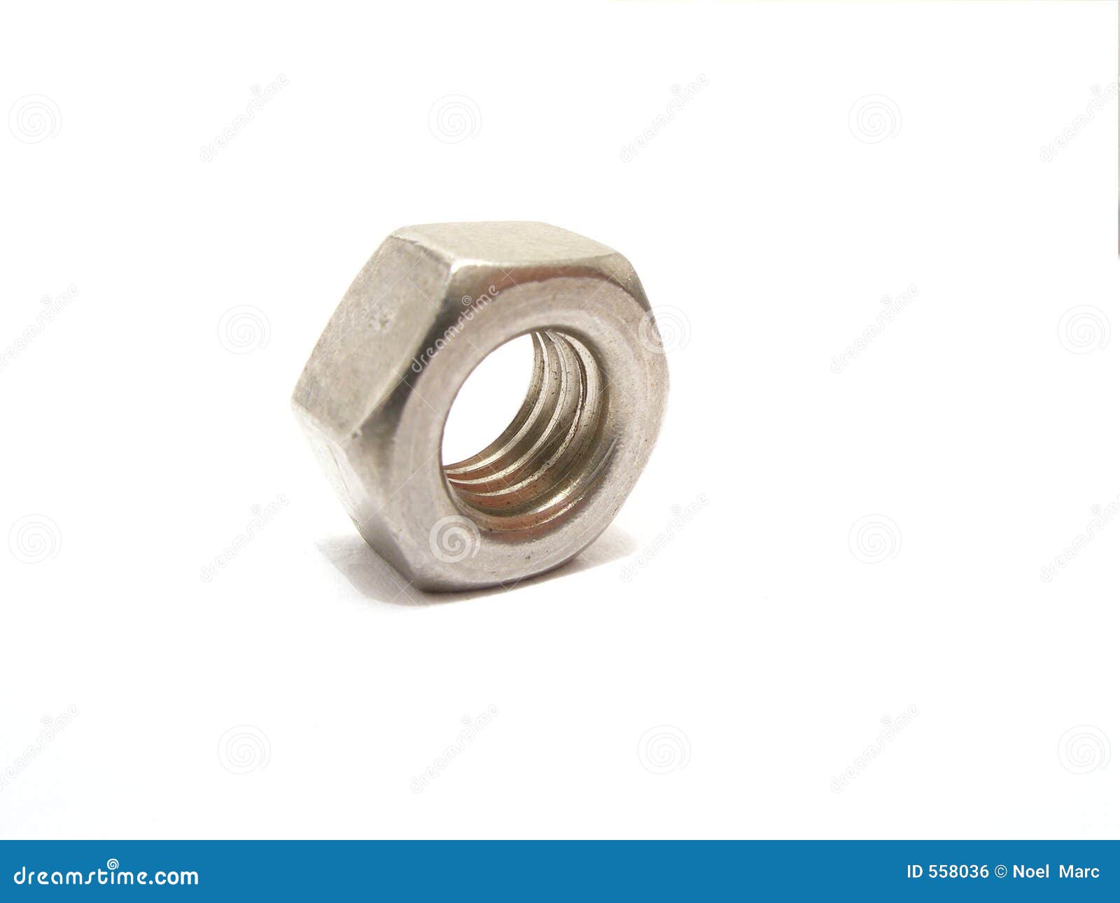 Tuerca foto de archivo. Imagen de enhebrado, herramienta - 558036