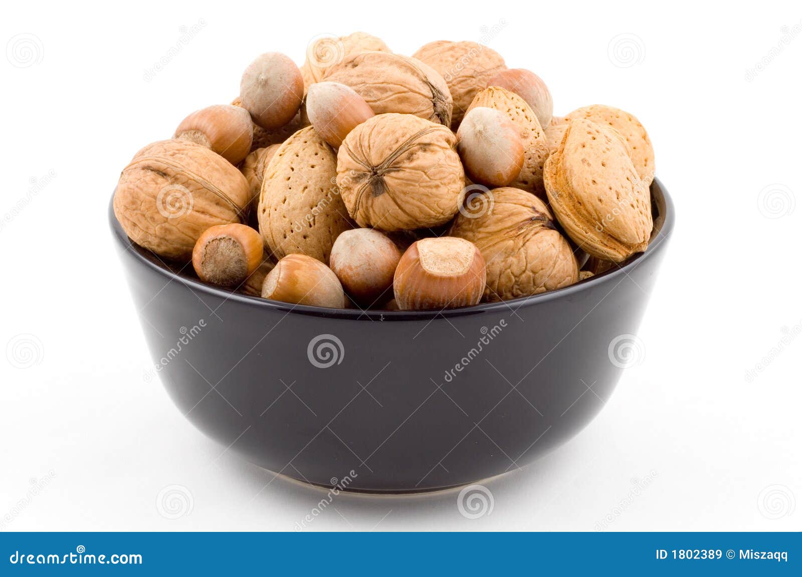 Tuercas, Nueces, Avellanas, Almendras Imagen de archivo - Imagen de ...