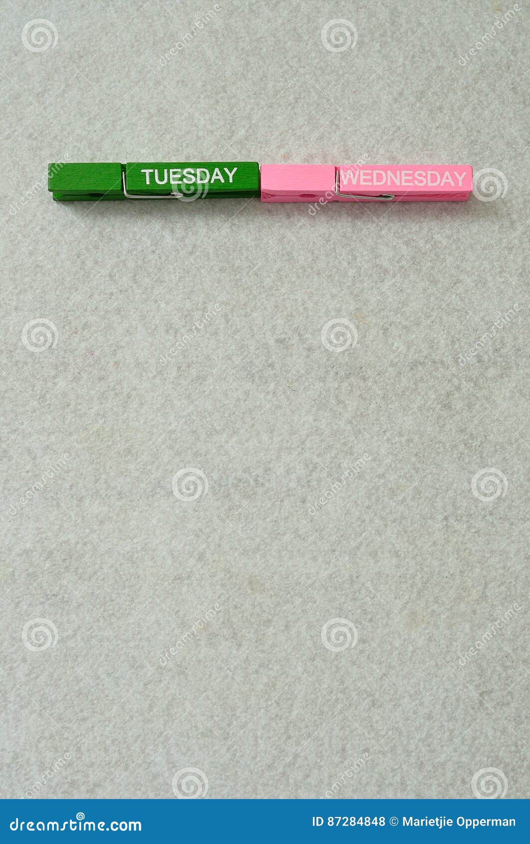 Tuesday and wednesday stock photo. Image of wednesday - 87284848