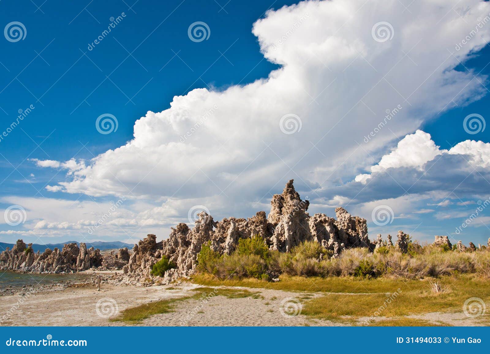 Tufa Formation in Mono Lake,Califormia Stock Image - Image of america ...