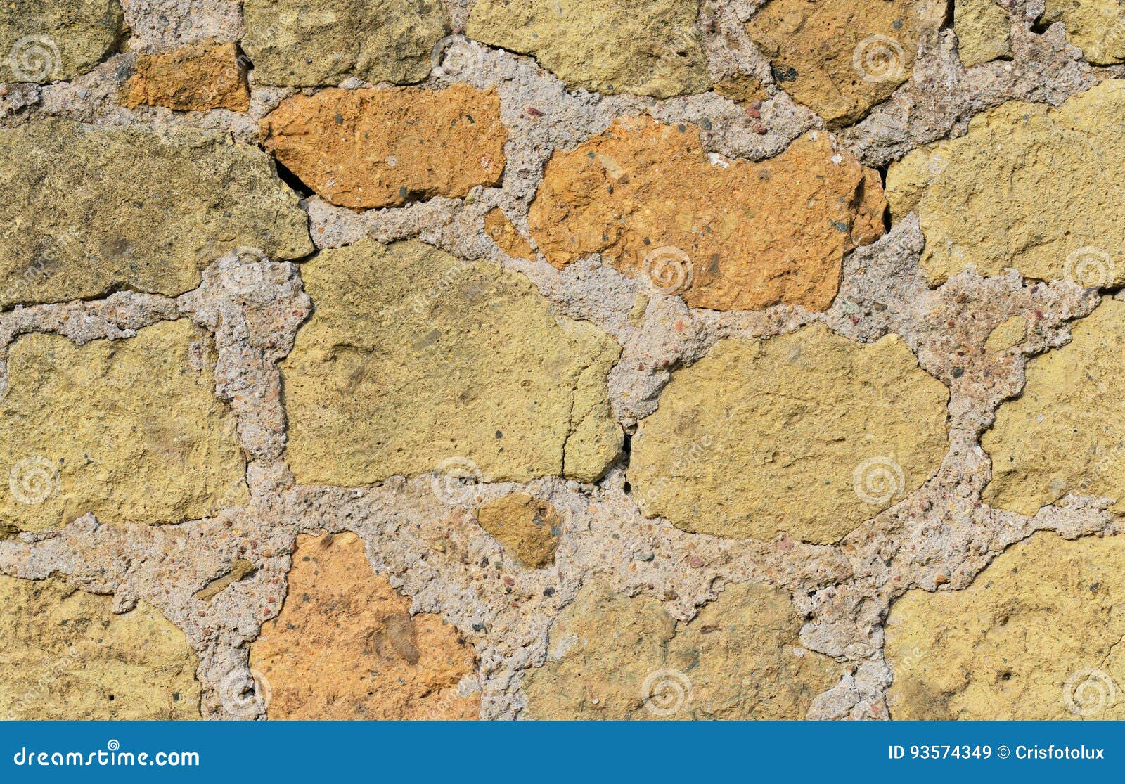 Tufa wall background stock image. Image of orange, block - 93574349