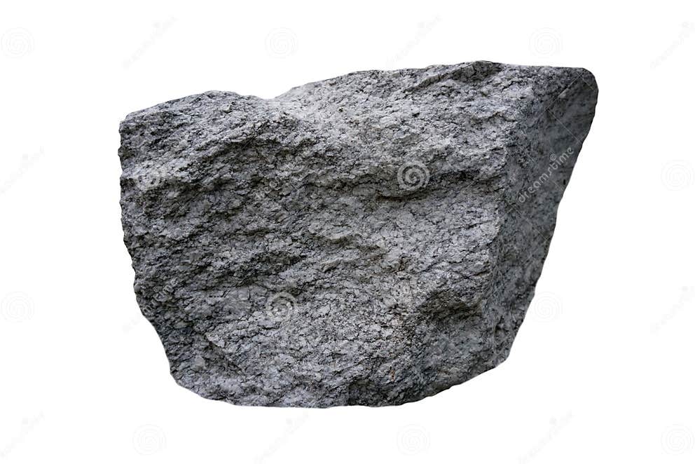 Specimen of Tuff Rock Isolated on a White Background. Stock Image ...