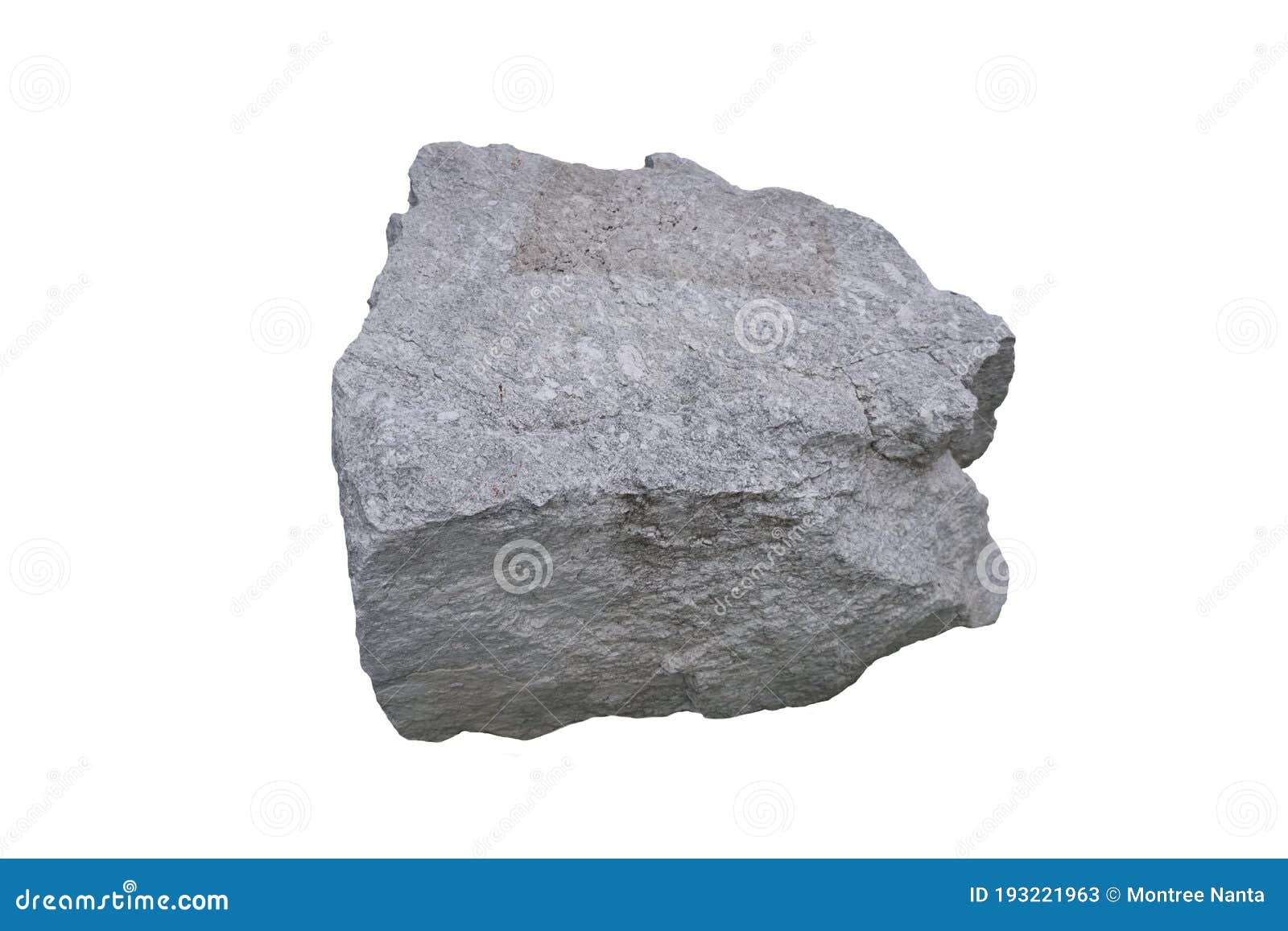 Specimen of Tuff Rock Isolated on a White Background. Stock Image ...