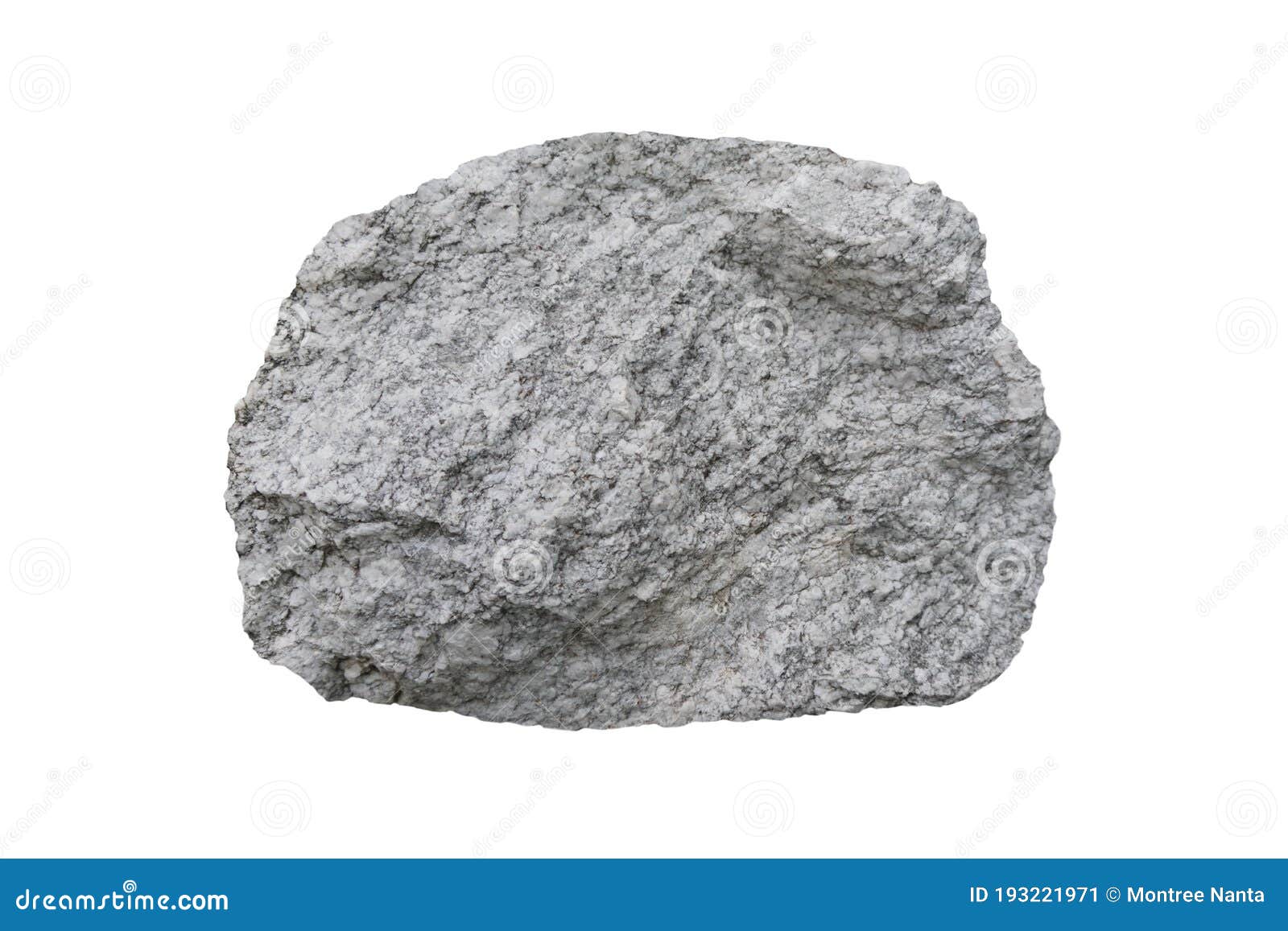 Specimen of Tuff Rock Isolated on a White Background. Stock Image ...
