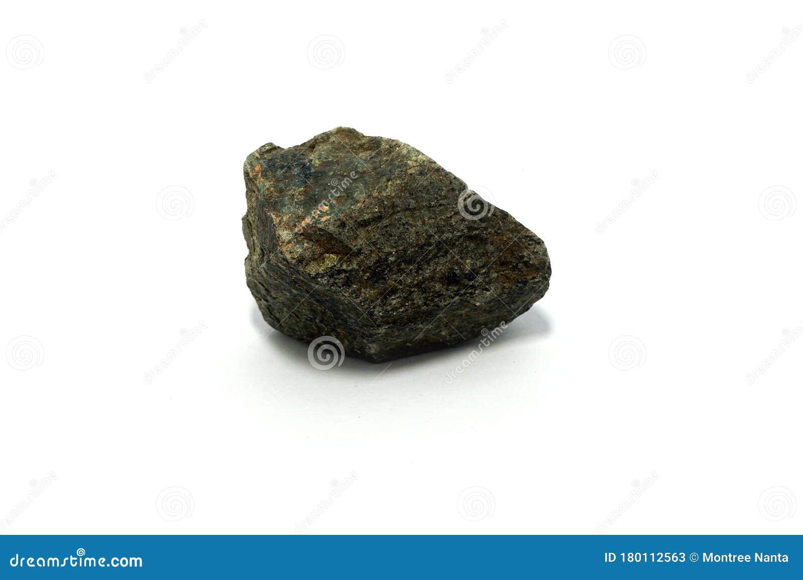 Tuff Rock Specimen on White Background. Stock Image - Image of ...