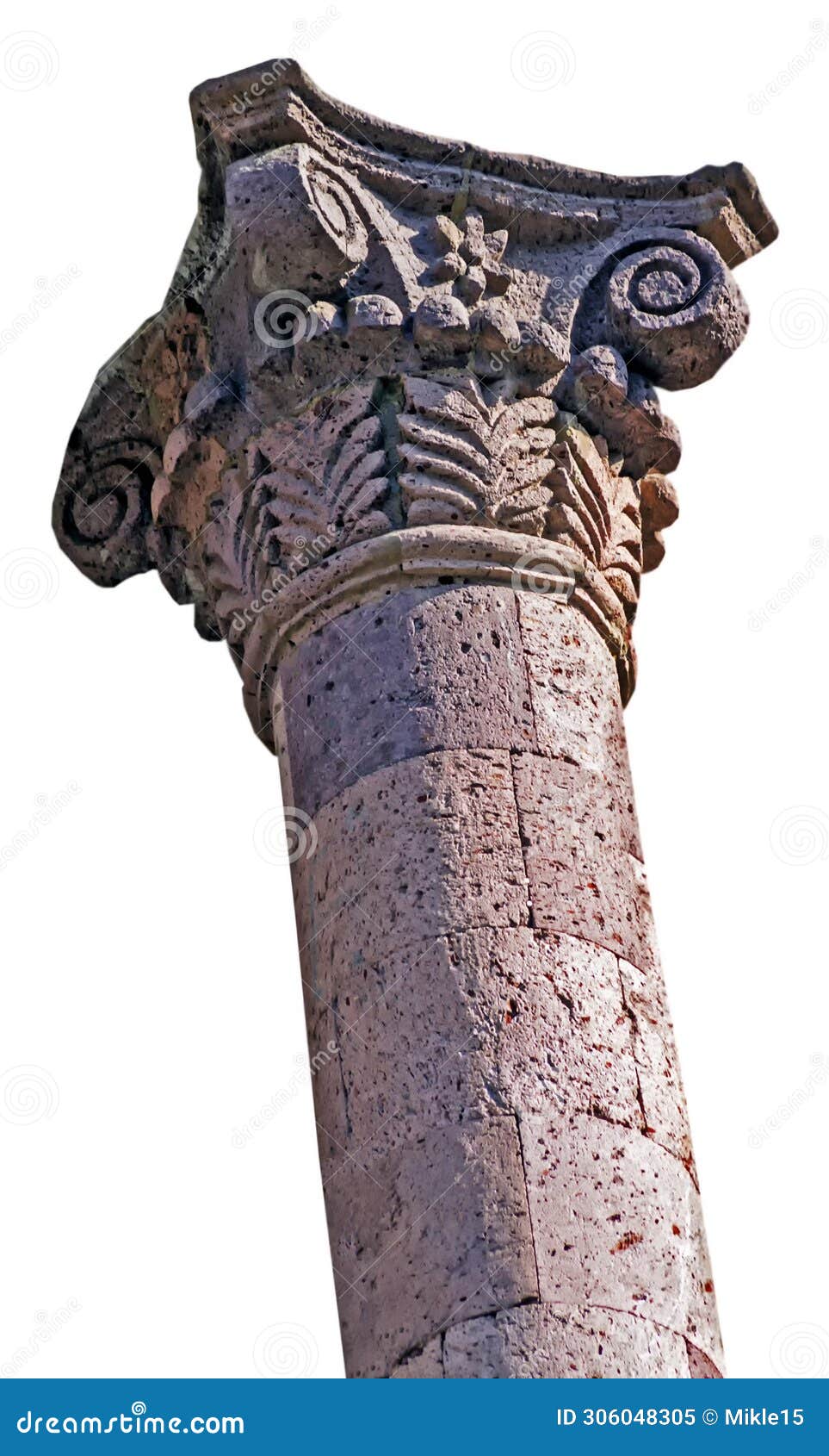 Tuff Stone Column stock image. Image of design, texture - 306048305