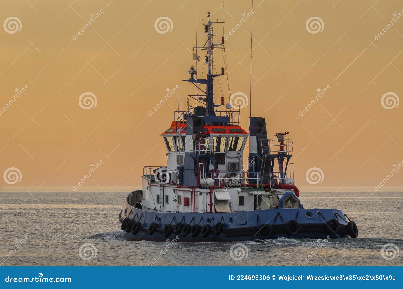 TUG stock photo. Image of sailing, baltic, seafaring - 224693306
