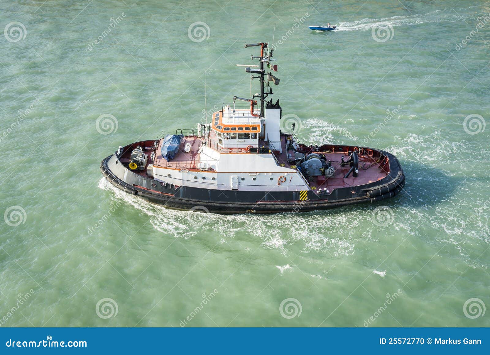 Tug Boat Venice Italy stock photo. Image of freight, harbour - 25572770