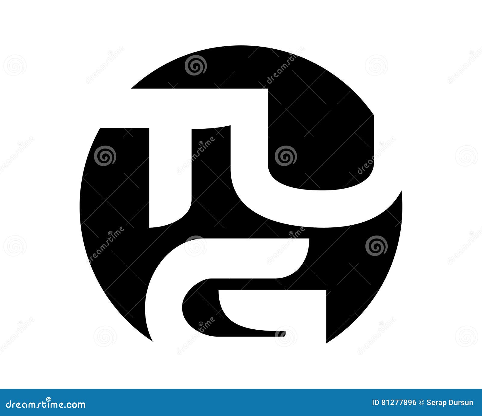 TUG Letter Logo stock illustration. Illustration of element - 81277896