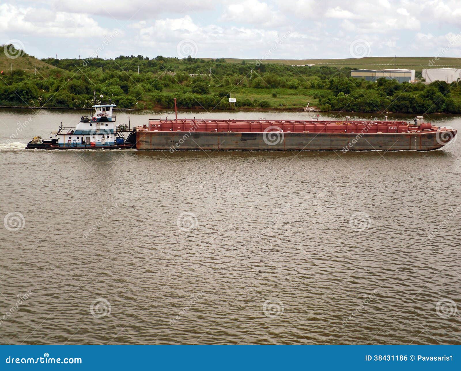 Tug pulls a ship in port stock photo. Image of business - 38431186