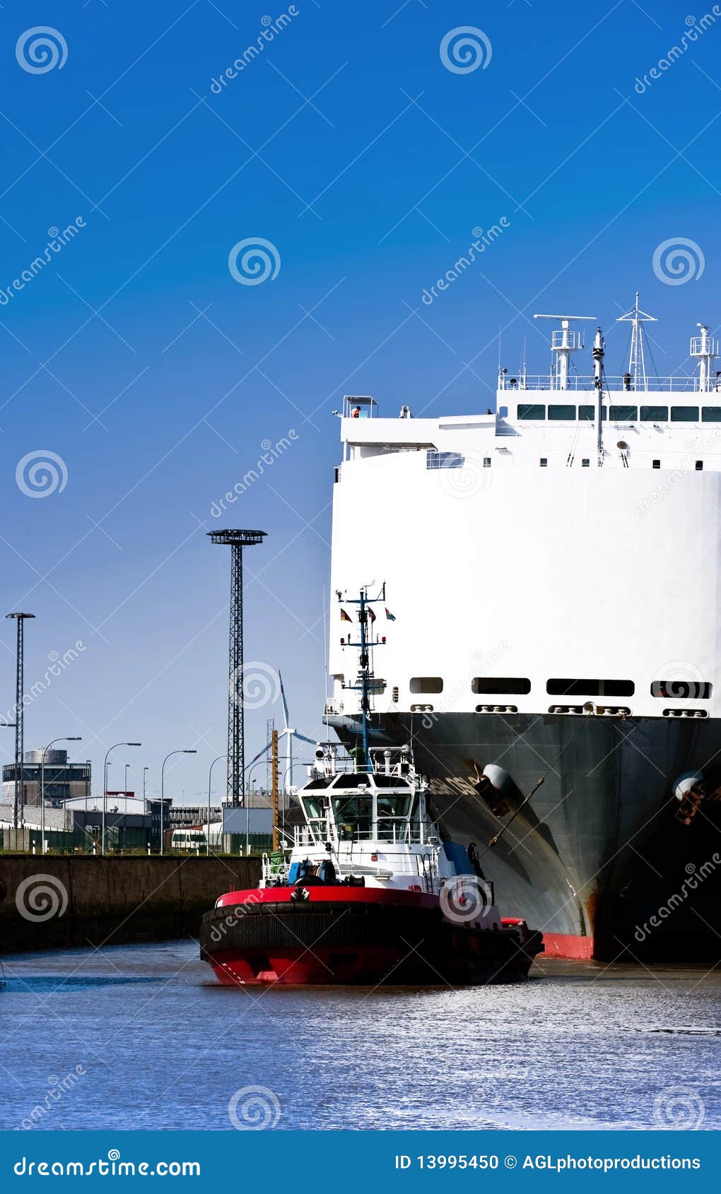 Tug at work stock photo. Image of water, color, leader - 13995450