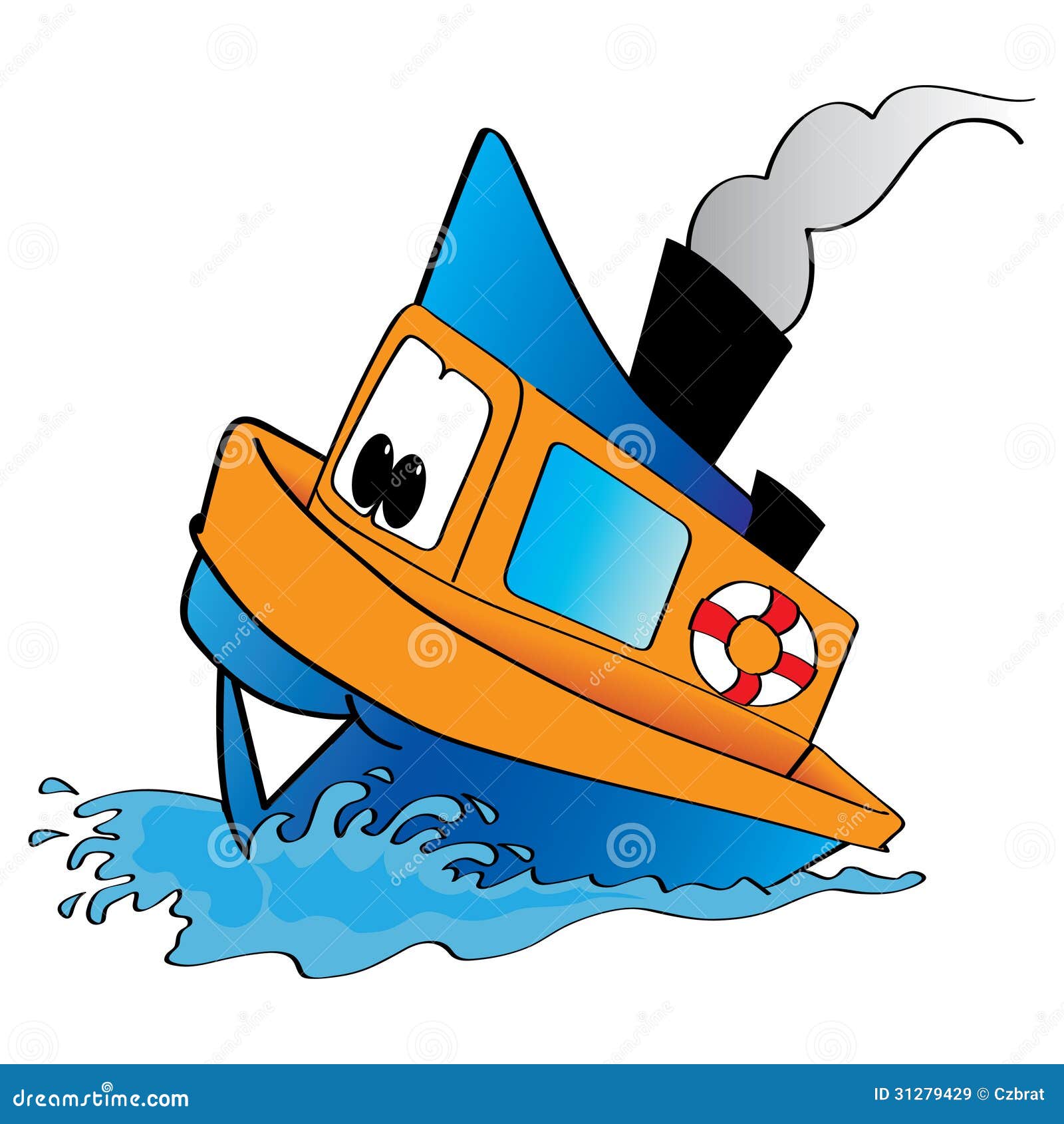 Old Tugboat Cartoon Vector | CartoonDealer.com #32378941 Old Tugboat Cartoon Vector | CartoonDealer.com #32378941