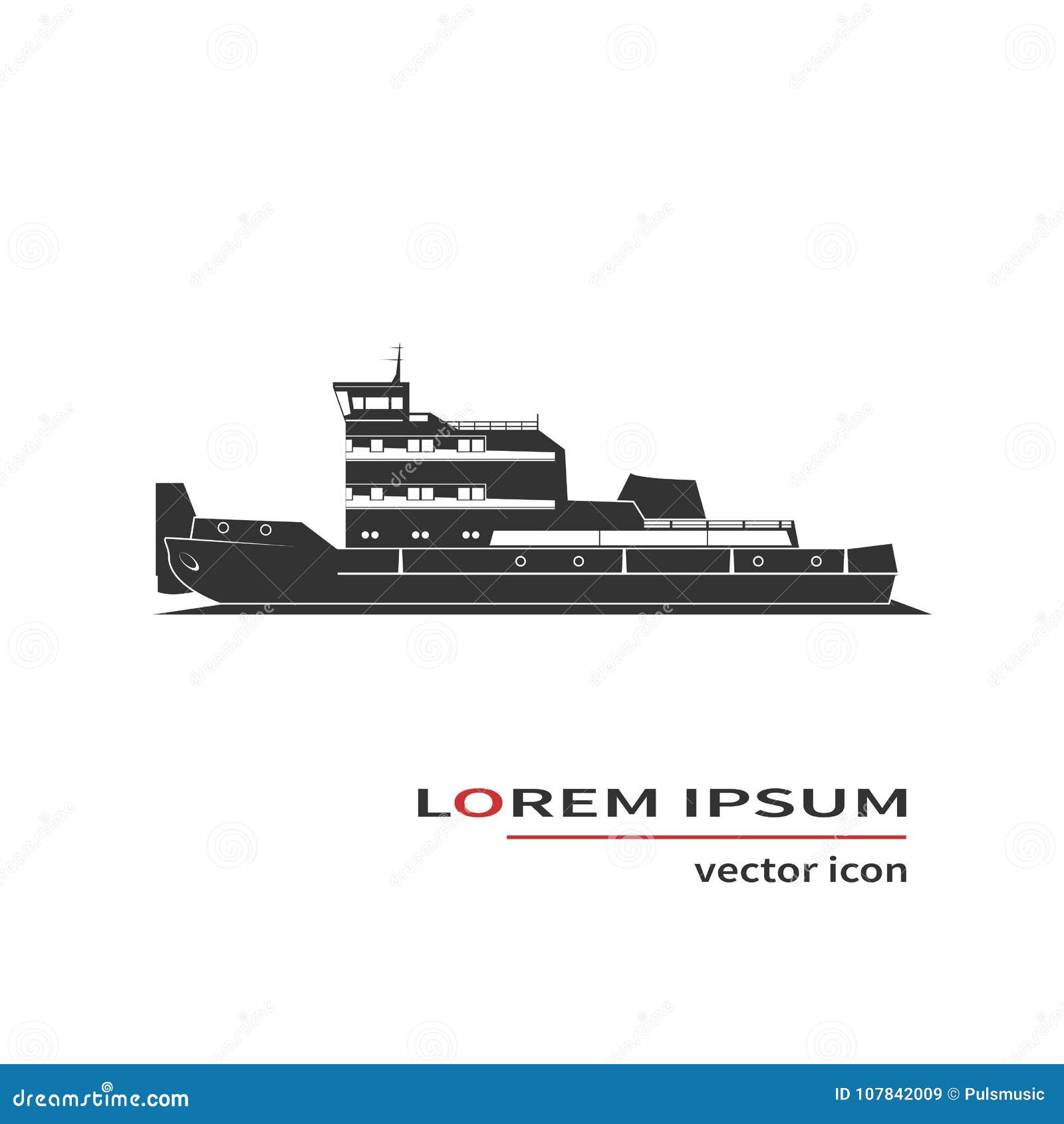 Tugboat Icon. Trendy Tugboat Logo Concept On White Background Fr ...