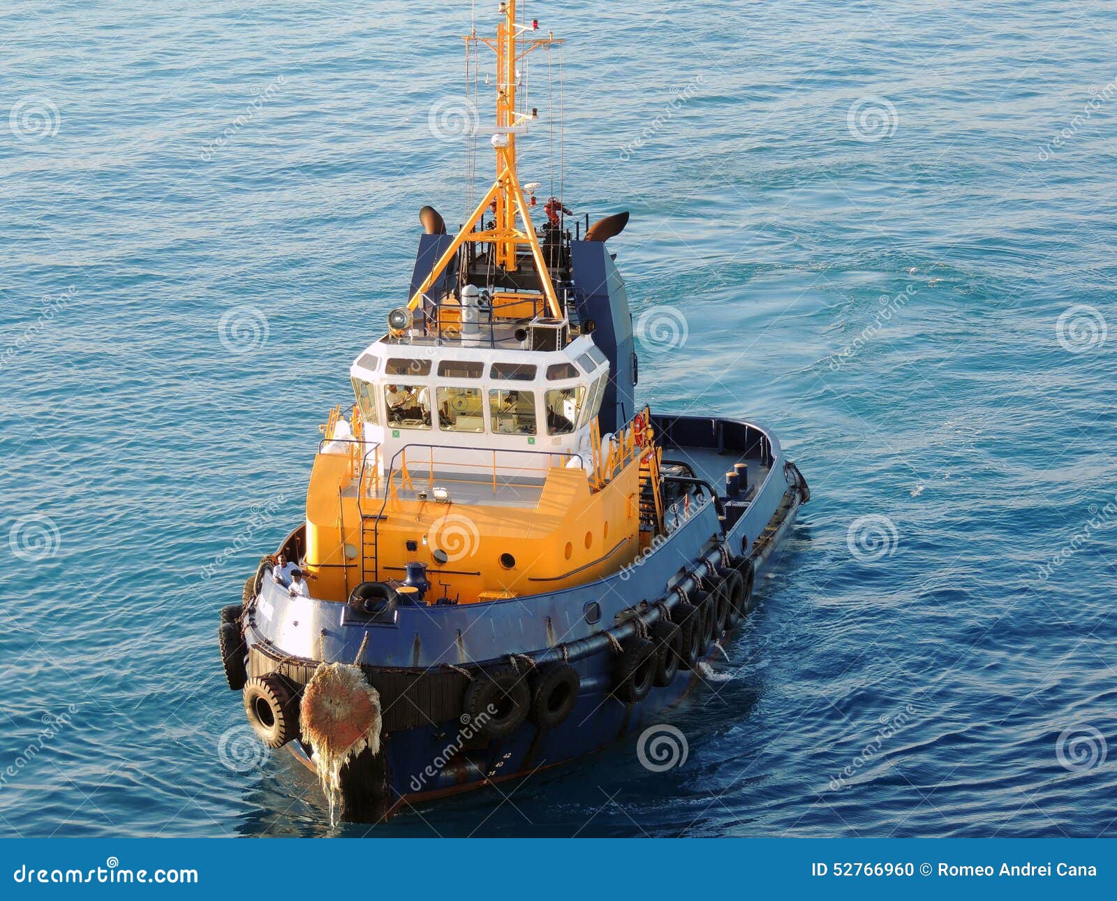 Tugboat Ready To Intercept Ocean Liner Editorial Image - Image of shore ...