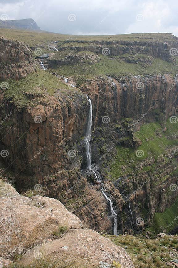 Tugela Falls stock photo. Image of water, nature, drakensberg - 13814522
