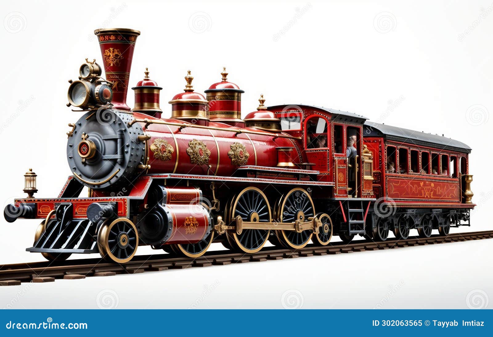 Tugger Train Isolated On Transparent Background. Royalty-Free Stock ...
