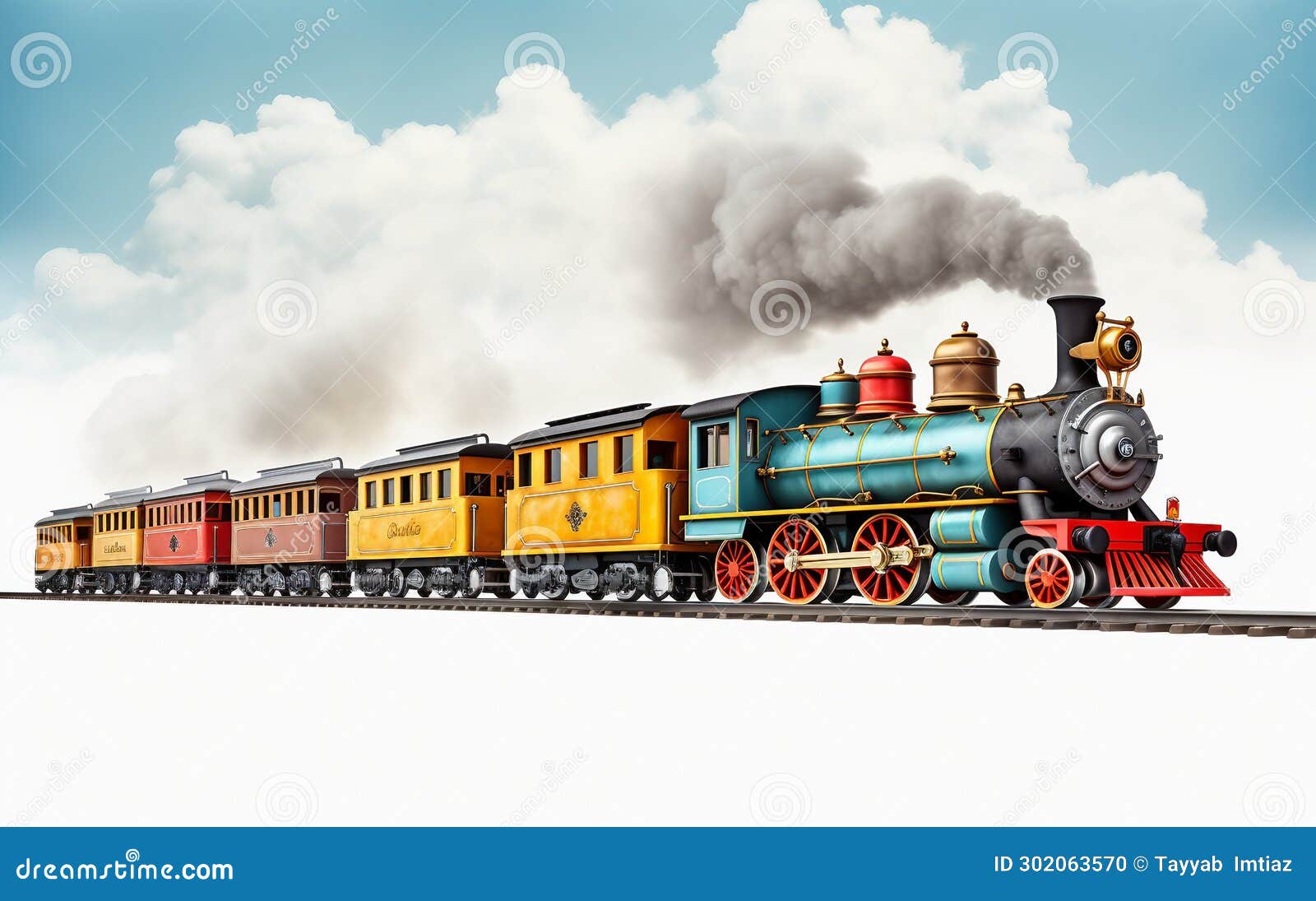 Tugger Train Isolated On Transparent Background. Stock Photography ...