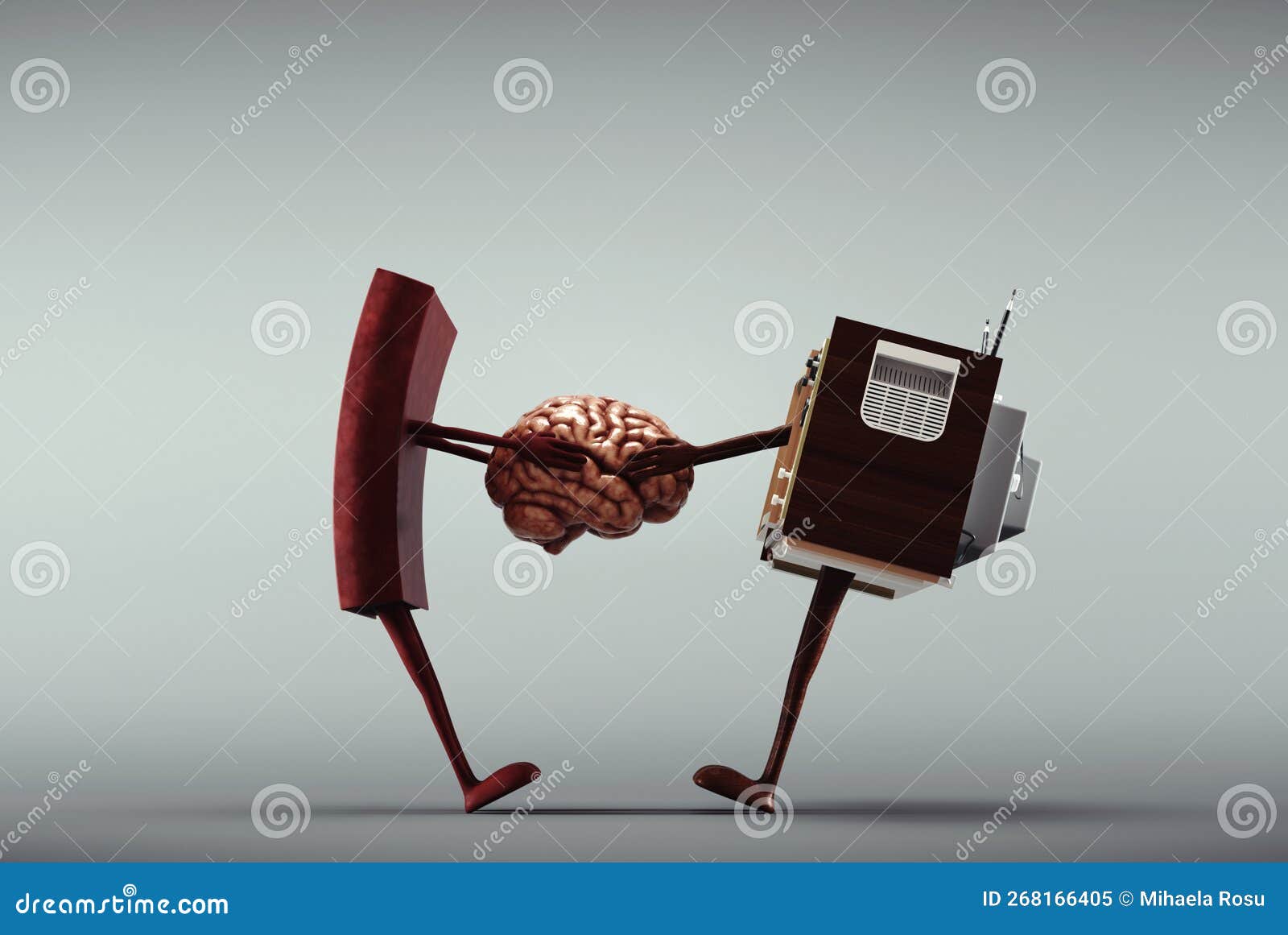Tuggle War between a Tv and a Book , for Human Brain. Self Development ...