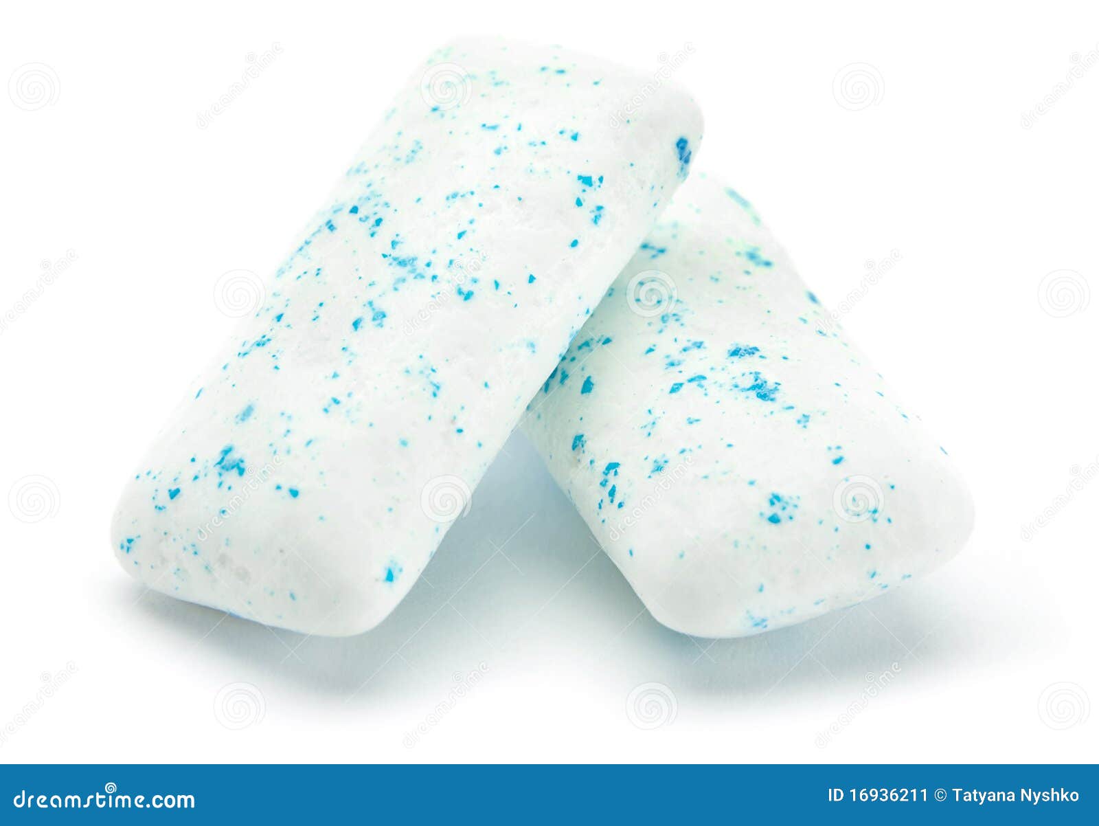 Tuggummi white fotografering för bildbyråer. Bild av sött - 16936211