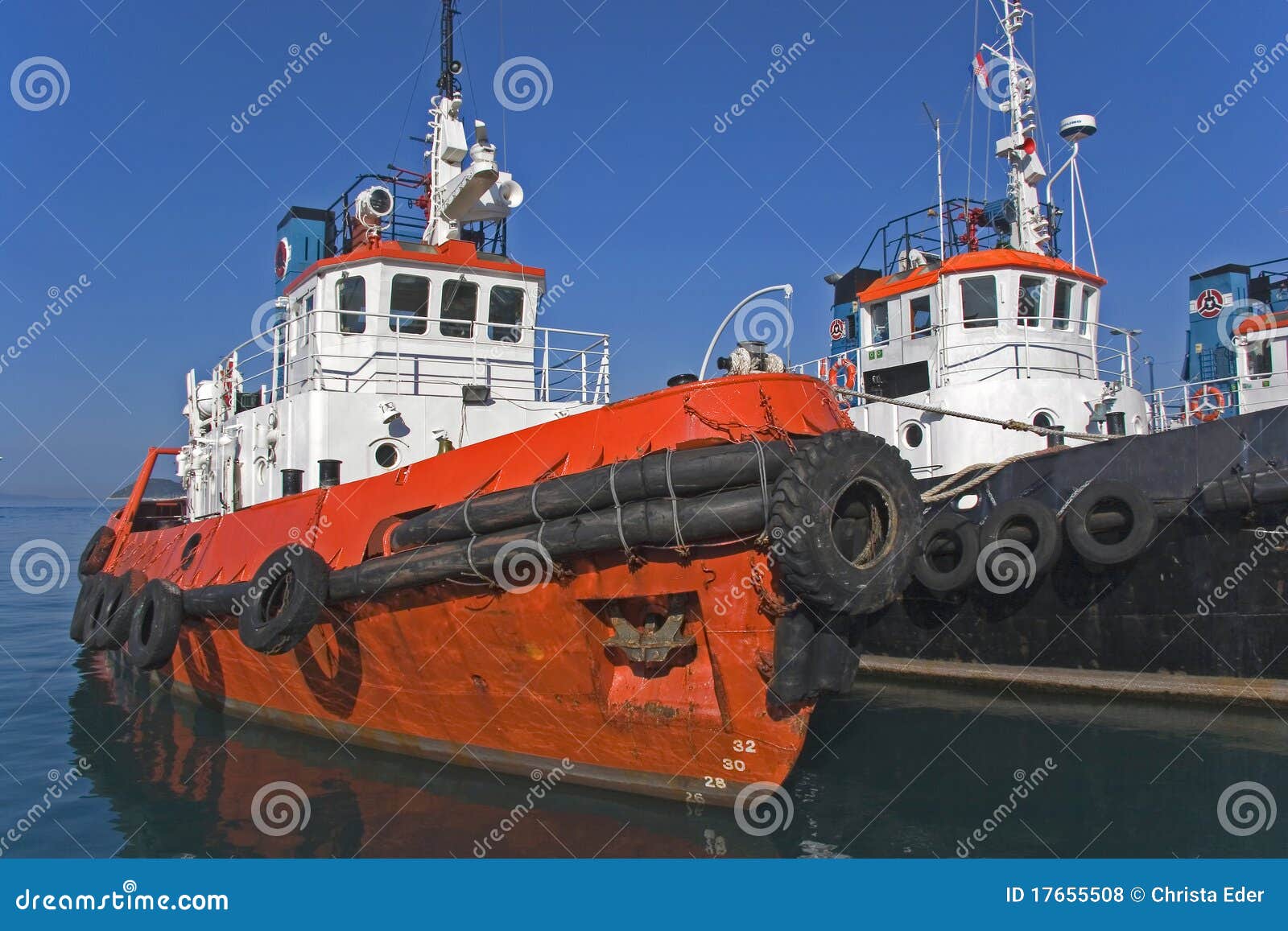 Tugs stock photo. Image of harbour, strong, holiday, towing - 17655508
