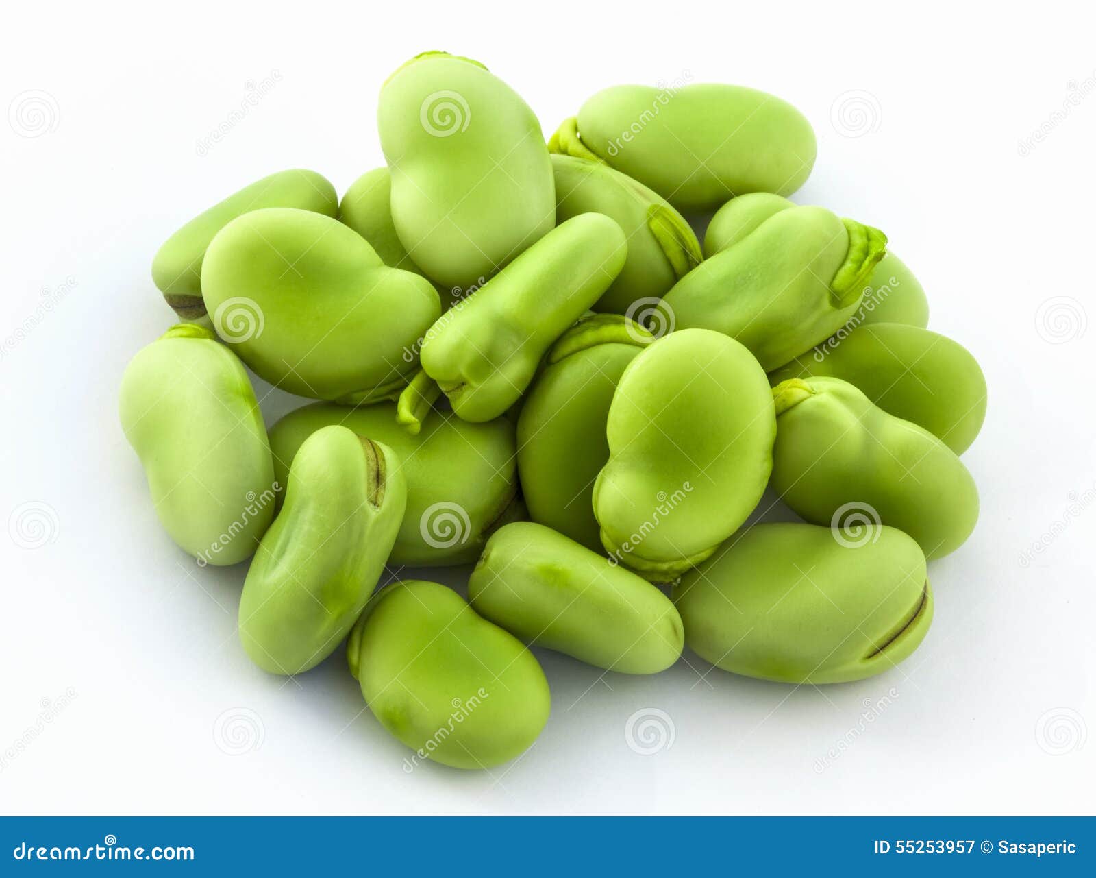 Tuinboon Groene Zaden, Veldboon, Klok Stock Afbeelding - Image of ...