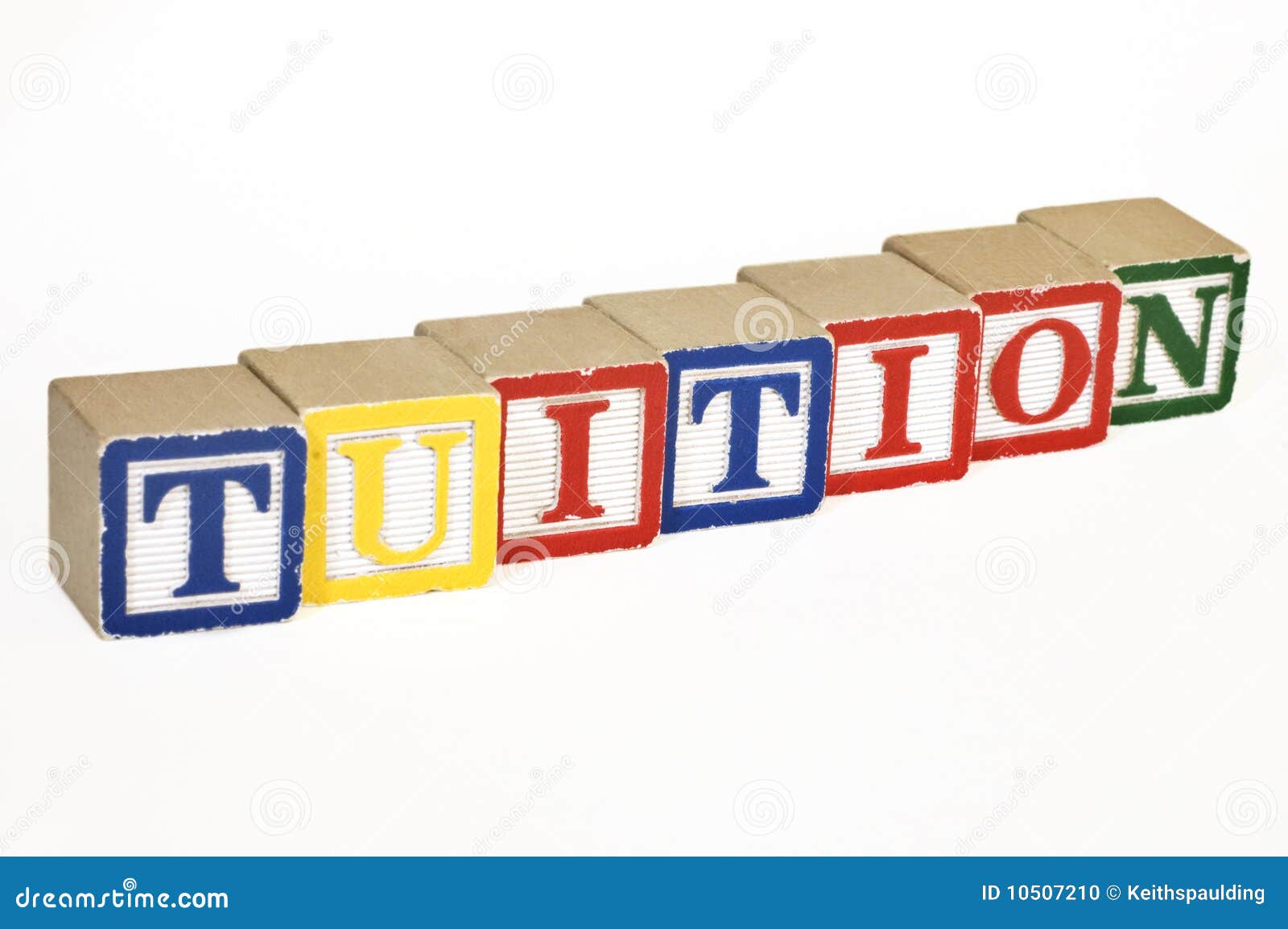 Tuition blocks stock photo. Image of finance, blocks - 10507210