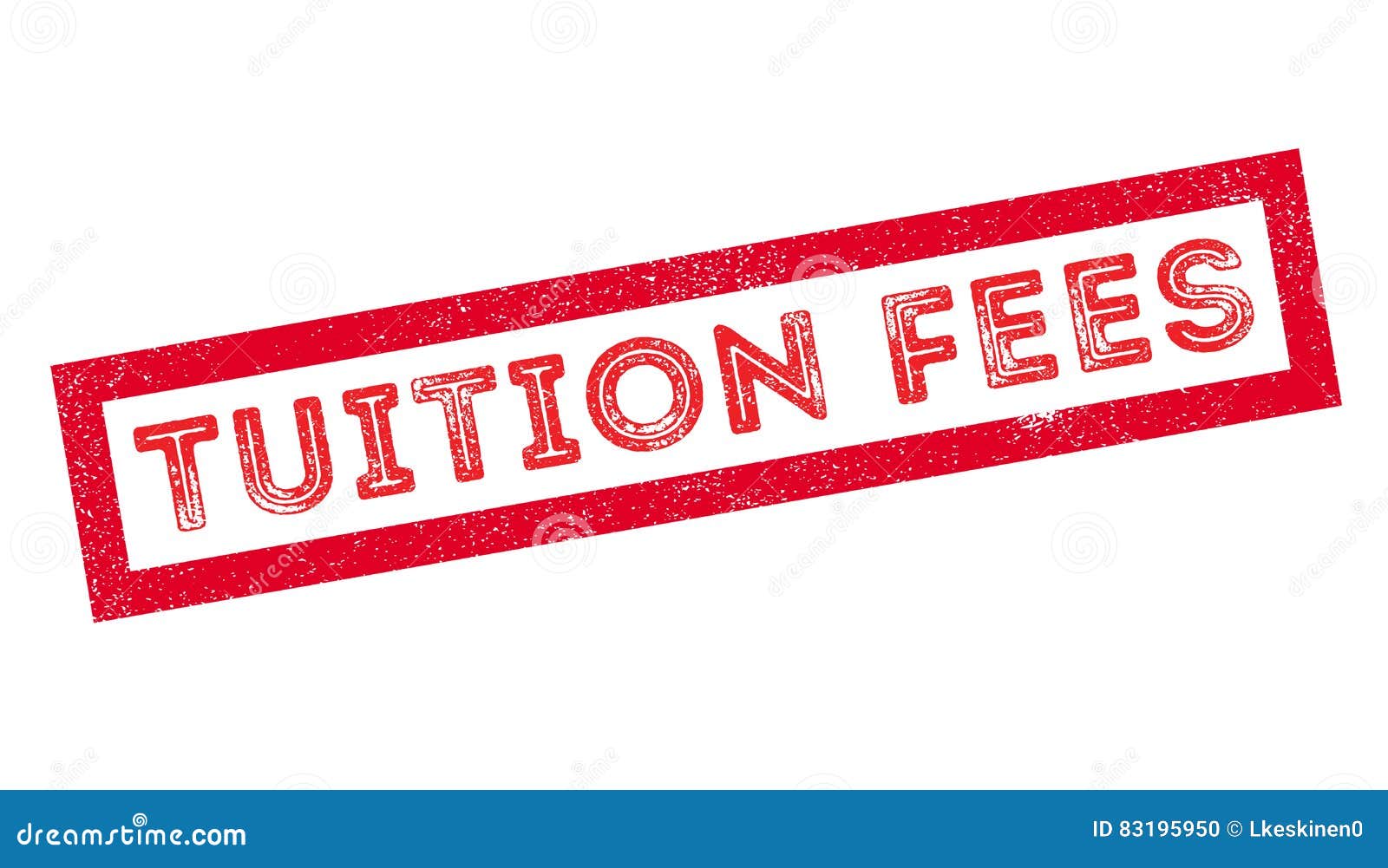 Tuition Fees Concept Vector Illustration In Cartoon 3D Style. Dark ...
