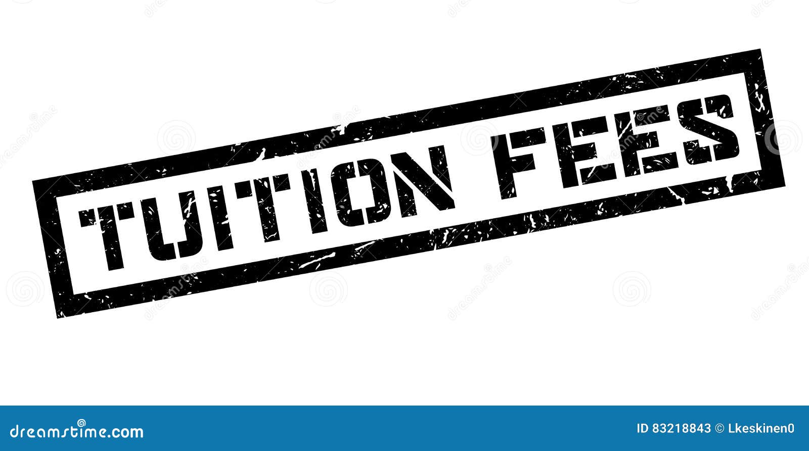 Tuition Fees Concept Vector Illustration In Cartoon 3D Style. Dark ...