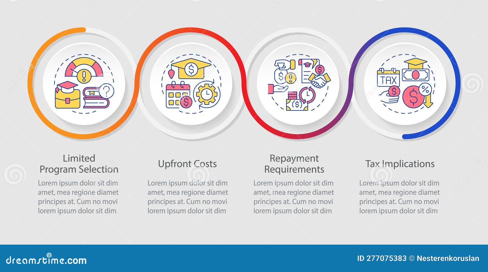 NFT Disadvantages Loop Infographic Template Vector Illustration ... NFT Disadvantages Loop Infographic Template Vector Illustration ...