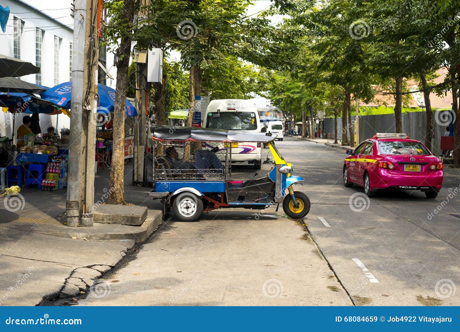 Drivers Of Tuk-tuks Waiting For Customers At The Bus Station. Chiang ... Drivers Of Tuk-tuks Waiting For Customers At The Bus Station. Chiang ...