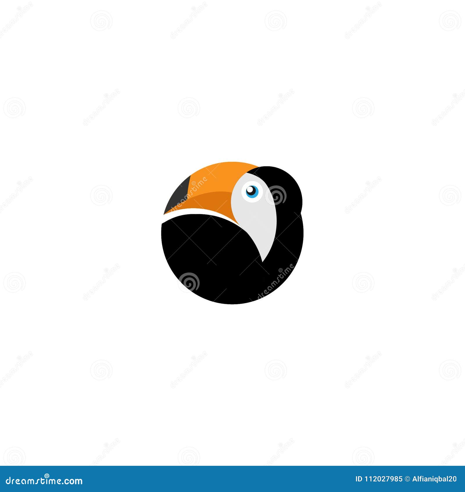 TUKAN-IKONEN-LOGO-VEKTOR-SCHABLONE Vektor Abbildung - Illustration von ...