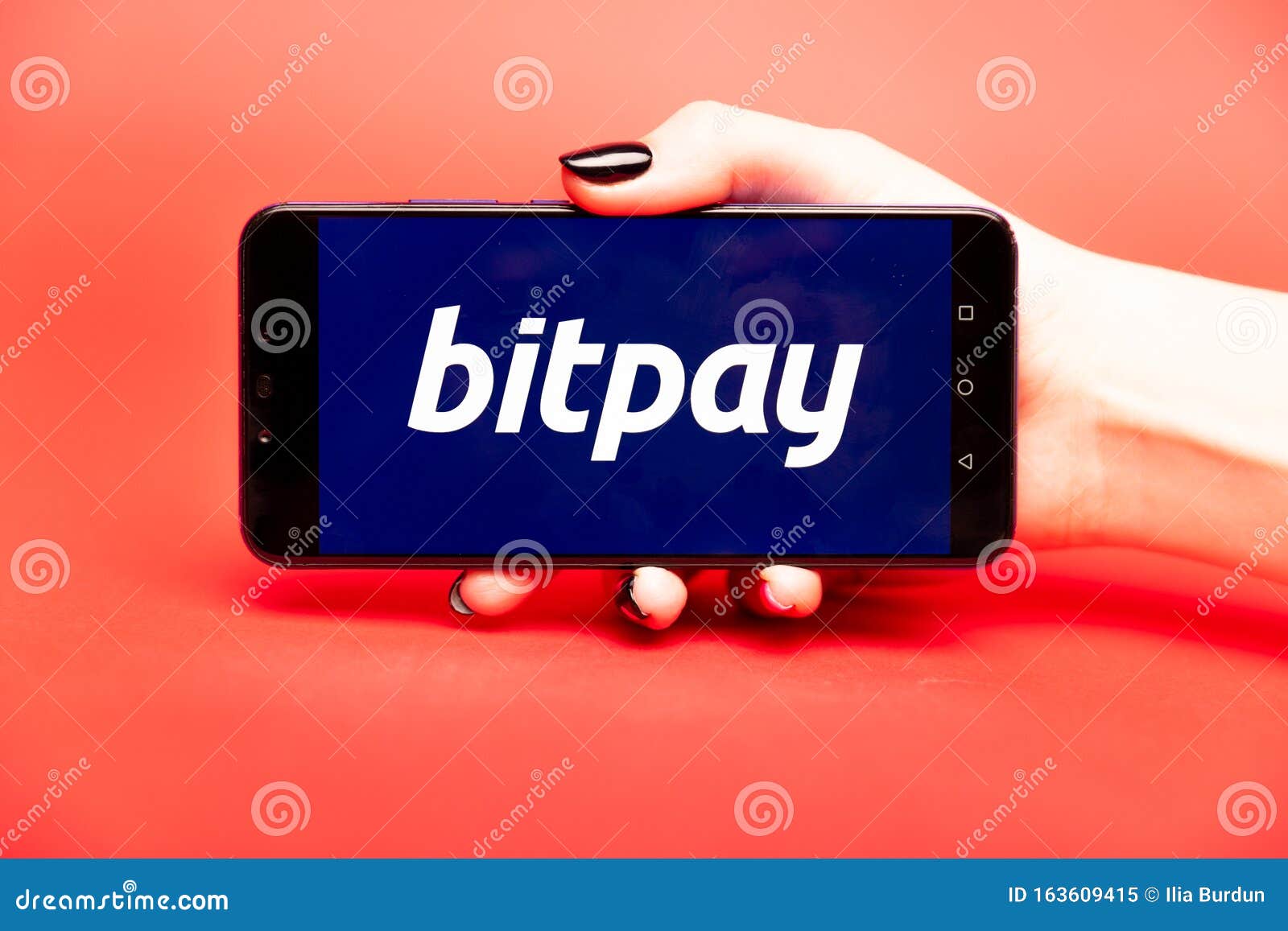 26 08 2019 Tula: Bitpay on the Phone Display. Logo Editorial Image ...
