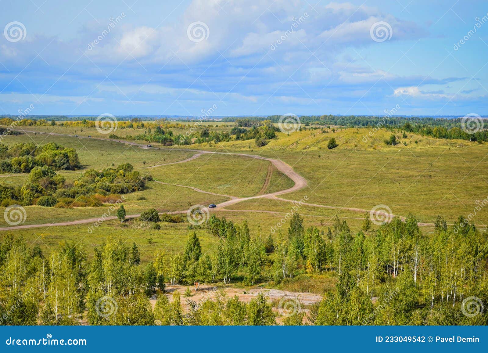 Scenic Landscape of Konduki, Tula Region Stock Photo - Image of ...