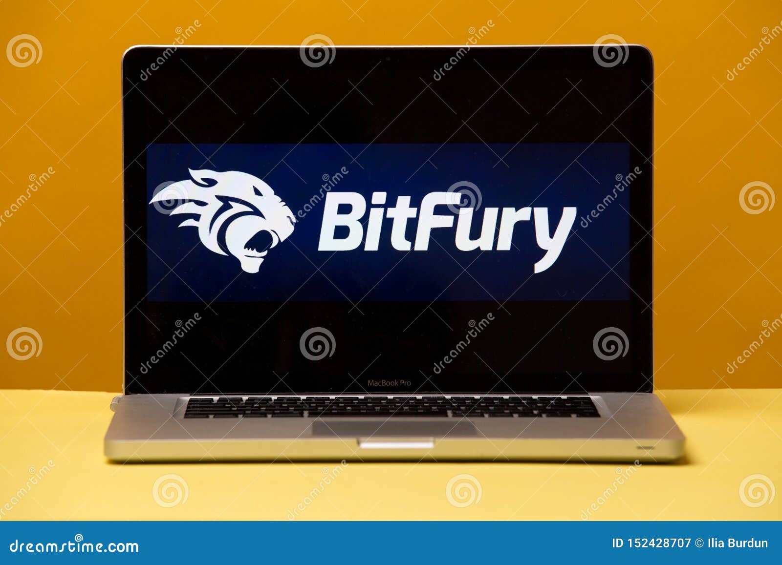Tula, Russia 17. 06 2019 Bitfury on the Computer Display. Editorial ...