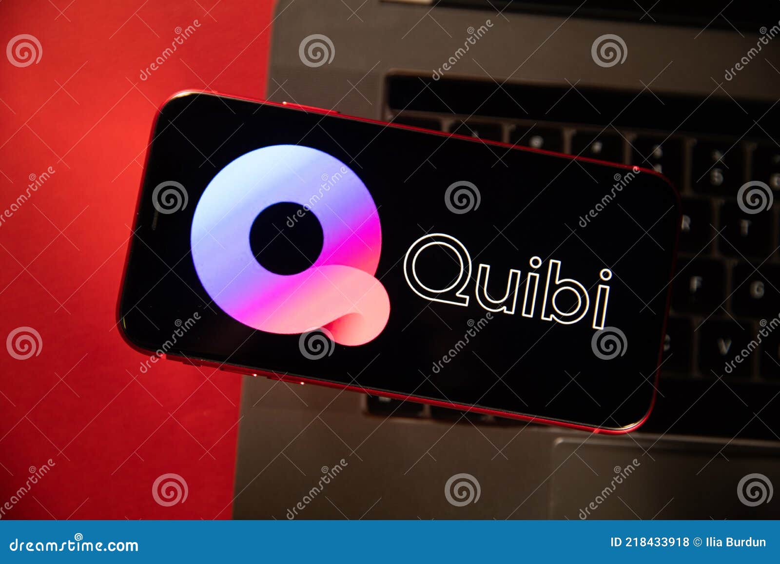 Tula, Russia - March 02, 2021: Quibi Logo on IPhone Display Editorial ...