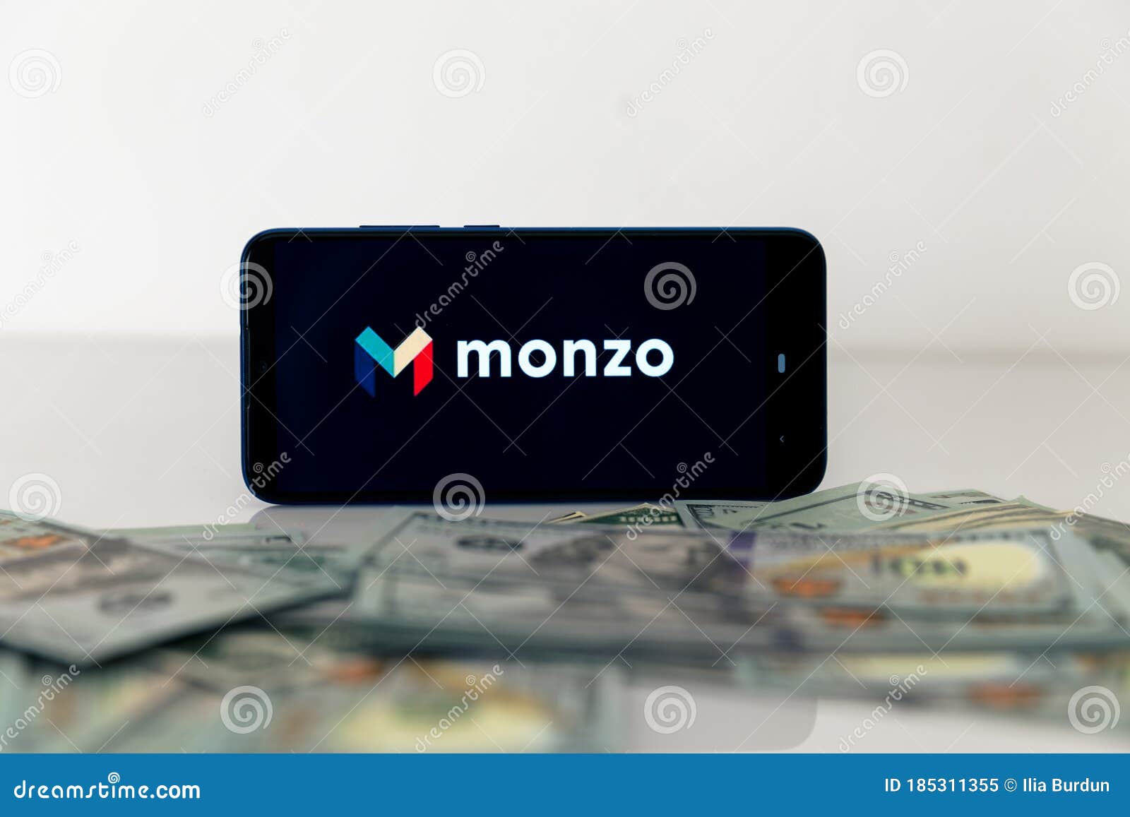 Tula Russia 13.04.20 Monzo Logo on the Phone Screen. Editorial Image ...