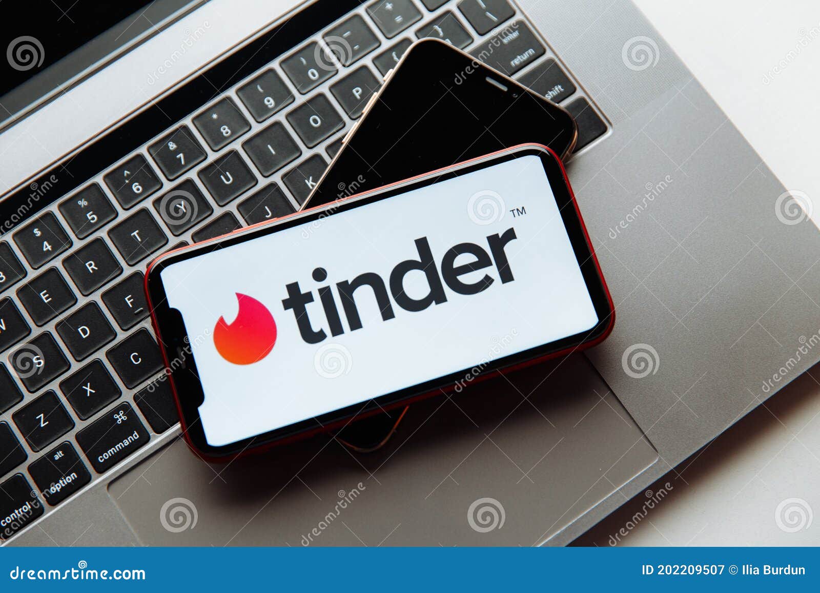Tula, Russia - October 18, 2020: Tinder Logo on IPhone Display ...