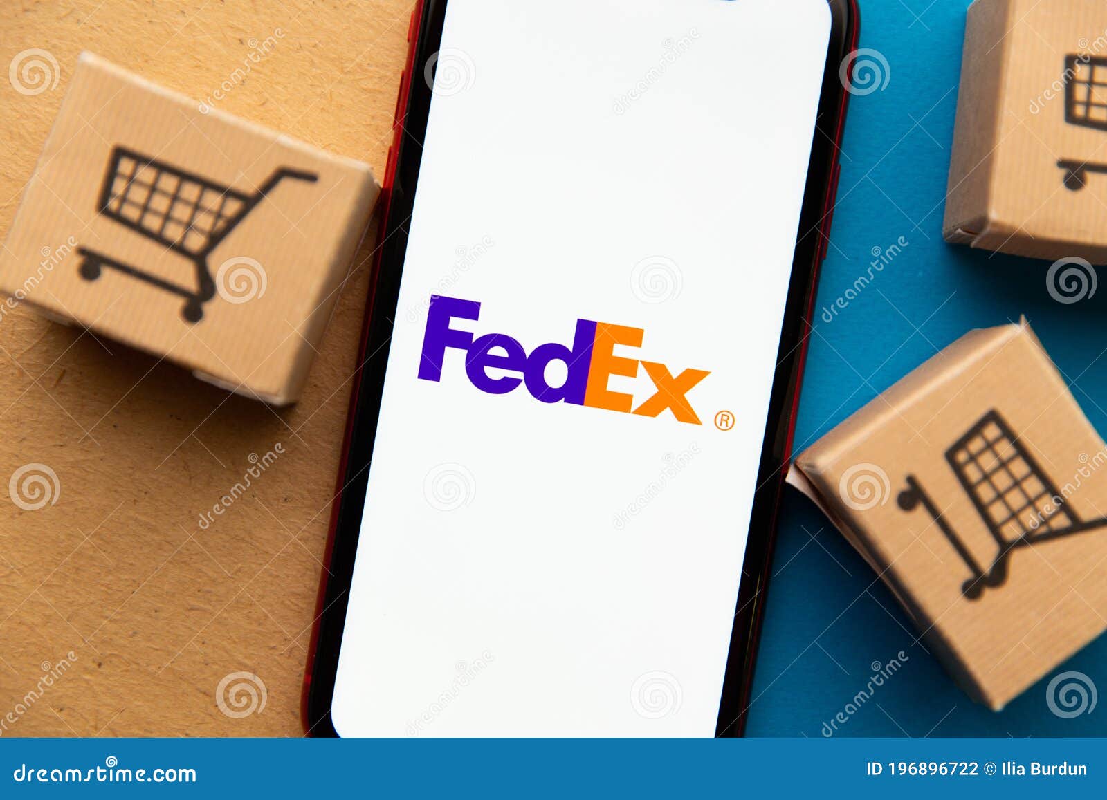 Tula, Russia - September 08, 2020: FedEx App Logo on IPhone Display ...