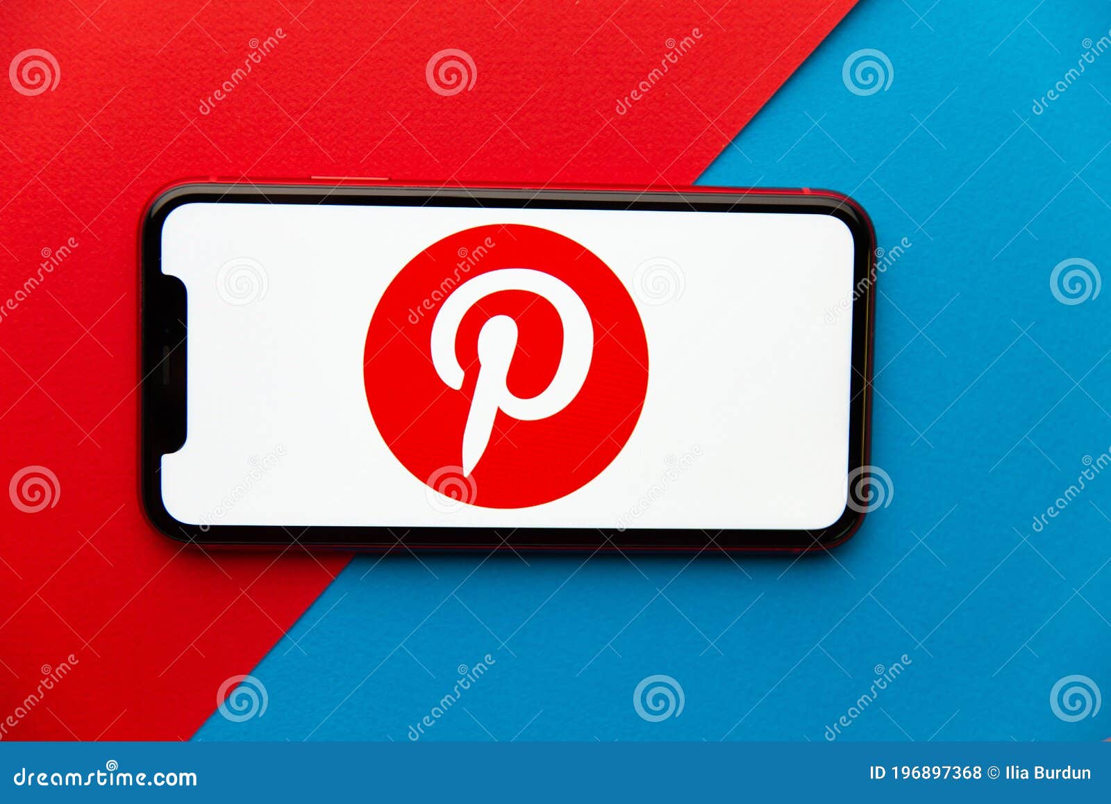 Tula, Russia - September 08, 2020: Pinterest Logo on IPhone Display ...