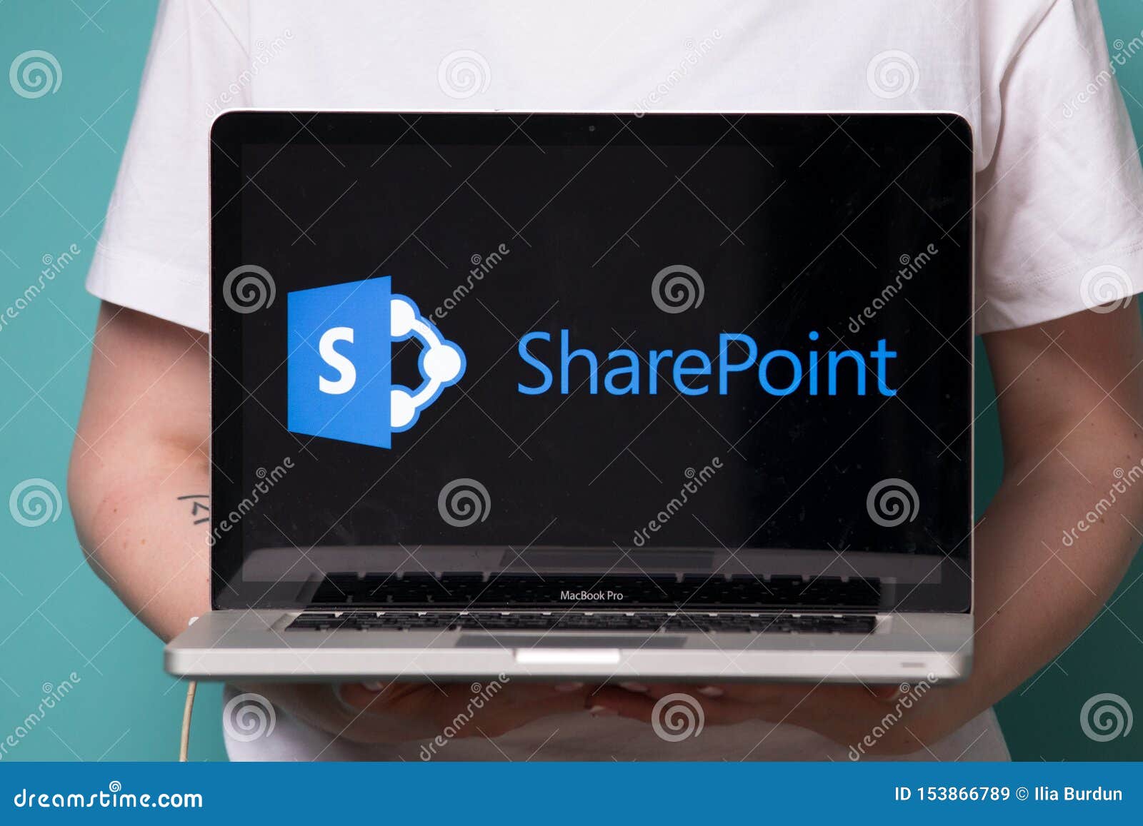Tula, Russia 17. 06 2019 Sharepoint on the Laptop Display. Editorial ...