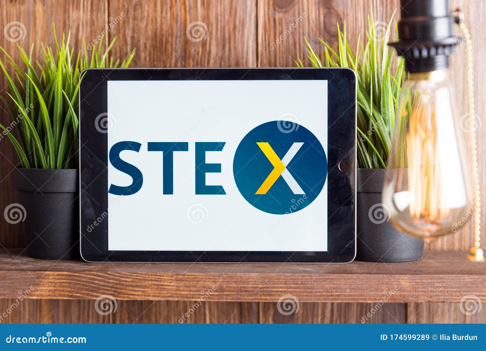 Tula Russia 16.01.20 Stex on the Tablet Computer Screen Isolated ...