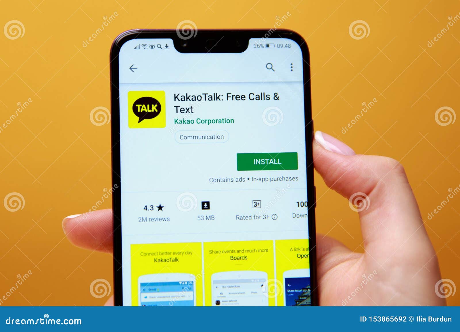 Tula, Russia 17. 06 2019 Talk Messenger on the Phone Display. Editorial Photography - Image of ...