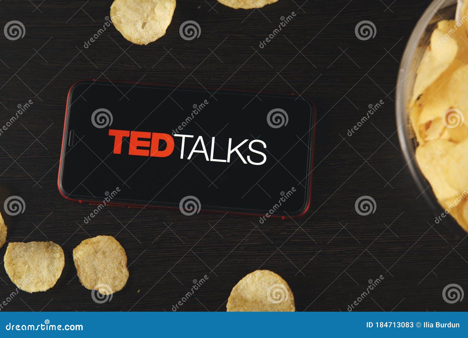 Tula Russia 07.05.2020 Ted Talks on the Phone Screen and Snacks on the ...