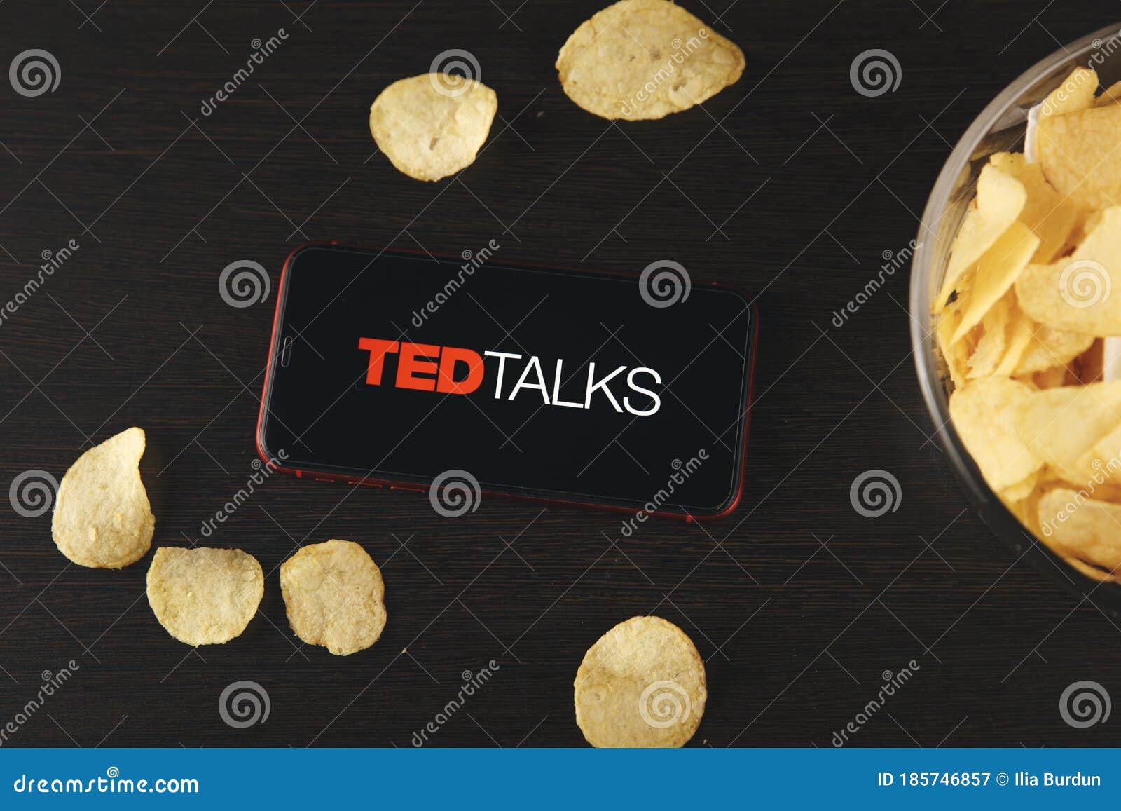 Tula Russia 07.05.2020 Ted Talks on the Phone Screen and Snacks on the ...